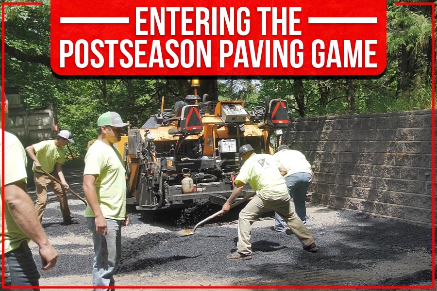 Entering The Postseason Paving Game - KNL Industries